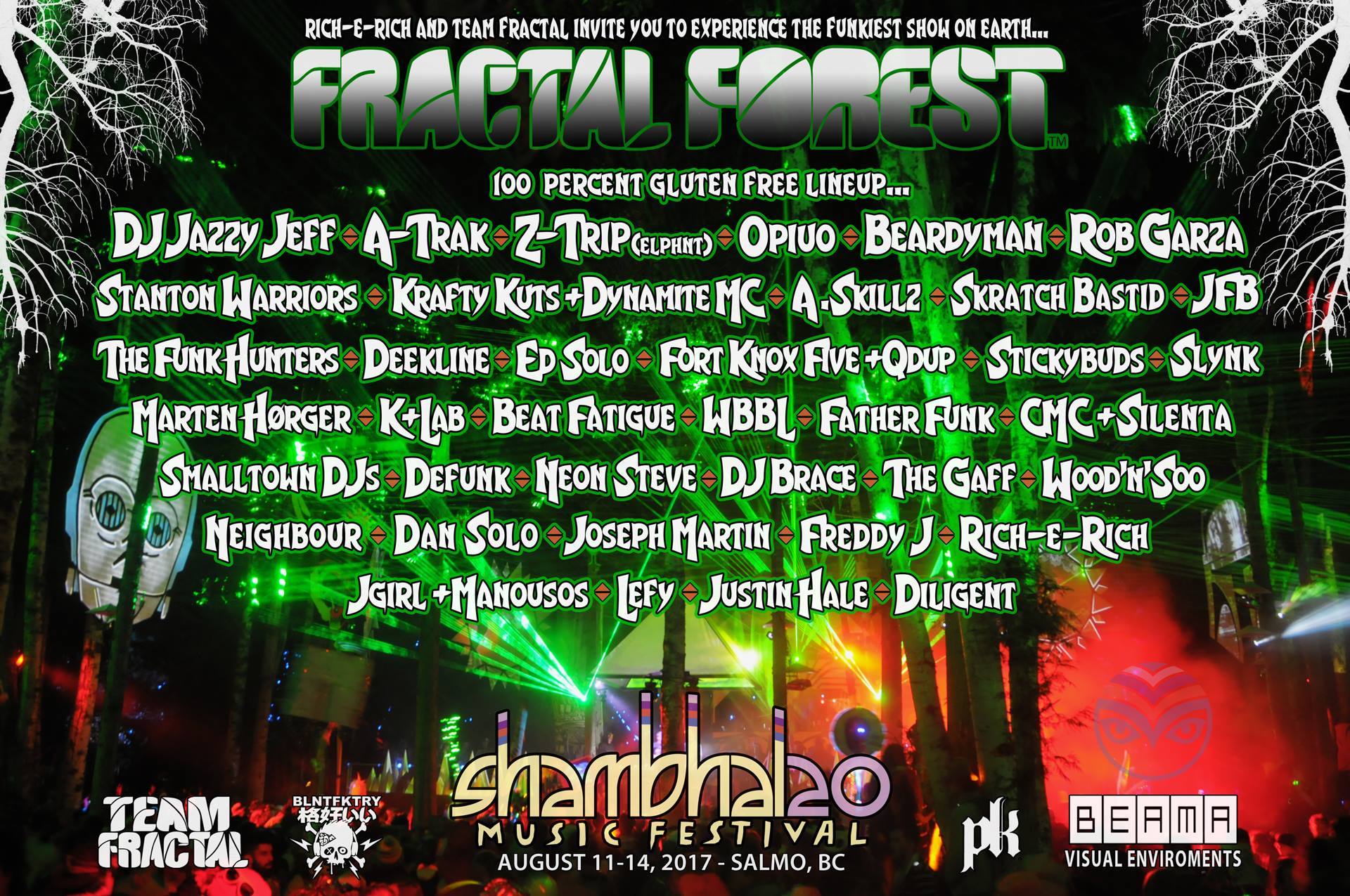 Fractal Forest lineup