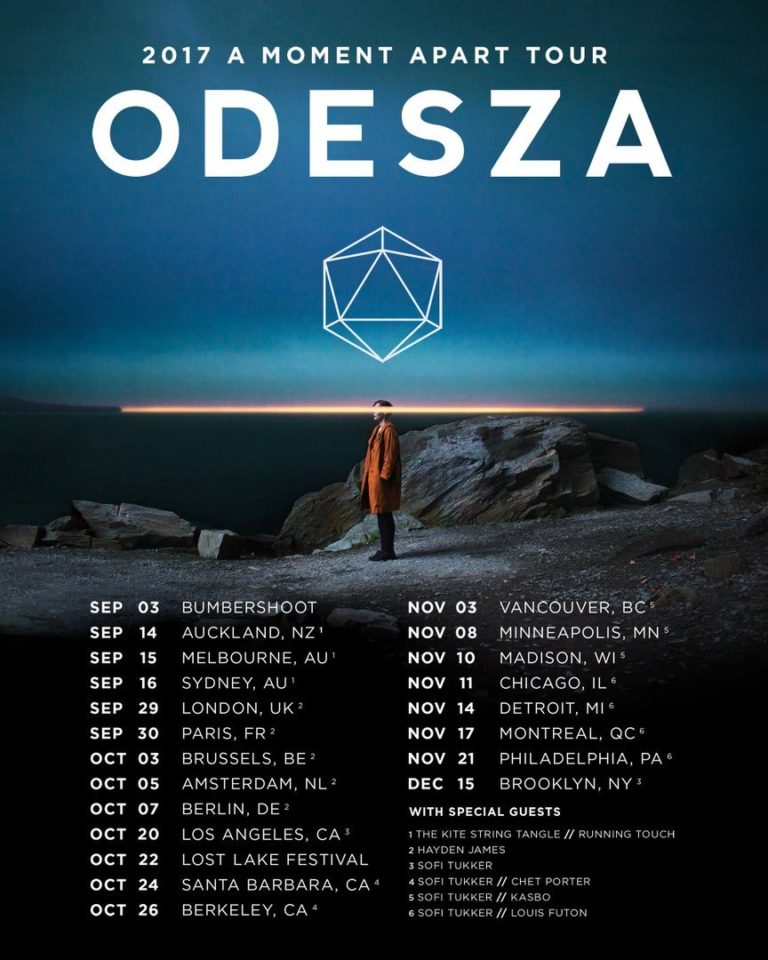 Odesza Announces 2017 Tour, New Album, Releases Two Songs