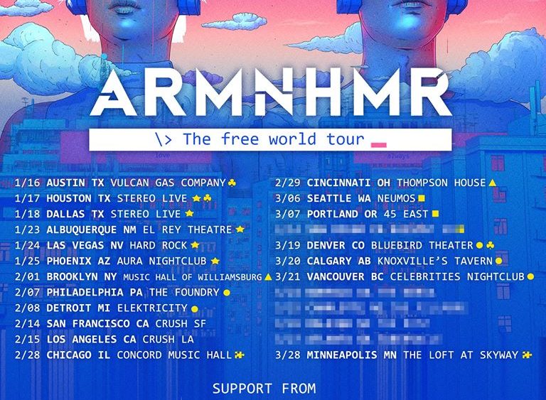 ARMNHMR drops end of year mix ahead of tour, debut album