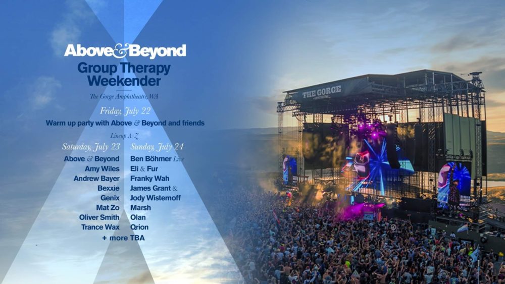 Above & Beyond announces lineup for Group Therapy Weekender 2022 at The ...