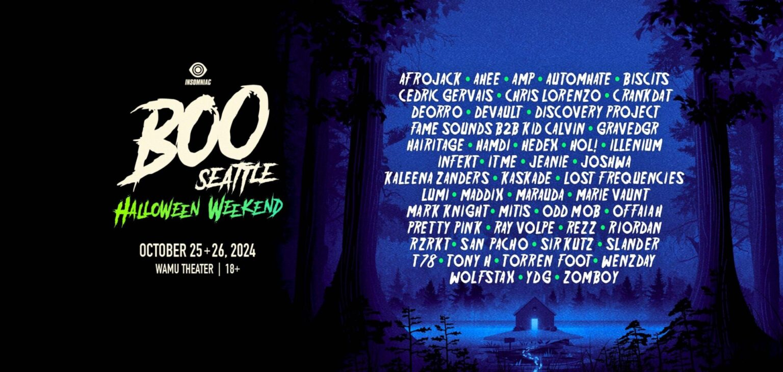 Kaskade, Afrojack and more set to headline BOO Seattle 2024