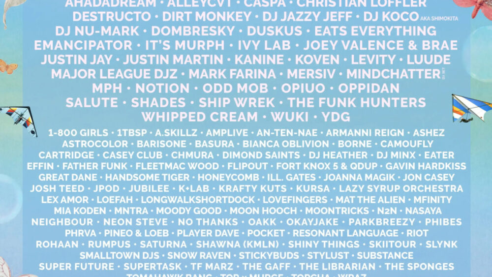 Bass Coast Festival Reveals Full Lineup of 136+ Artists