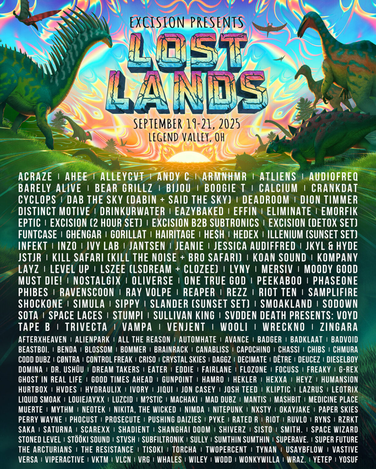 Excision rolls out Lost Lands 2025 lineup featuring 200+ artists