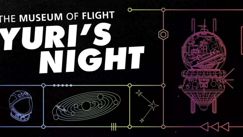 Yuri's Night blasts off at the Museum of Flight in the glow of Artemis ...